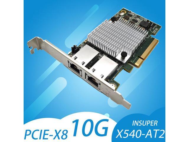 10G Double Port Ethernet Card 10G X540-T2 PCIE-X8 Network Extend ...