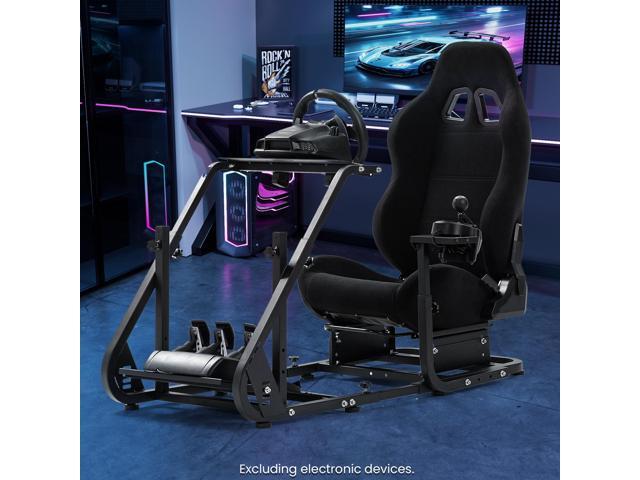 Minneer Racing Simulator Cockpit with Comfortable Gaming Seat Mountable ...