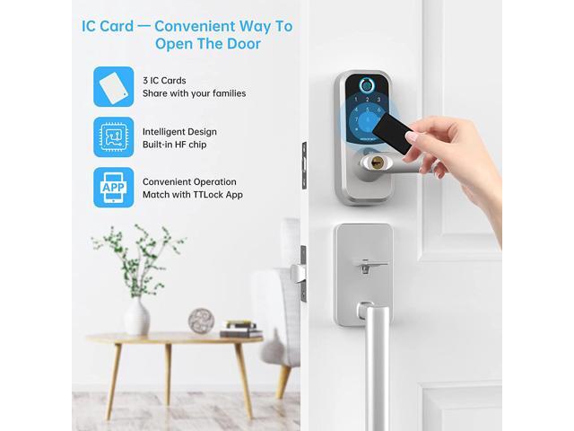 Smonet Smart IC Key Cards, Smart Fobs for Keypad Door Lock, Addable ...