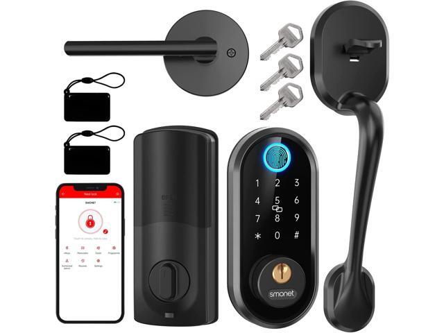Smart Locks for Front Door, SMONET Front Door Lock Set Keyless Entry ...