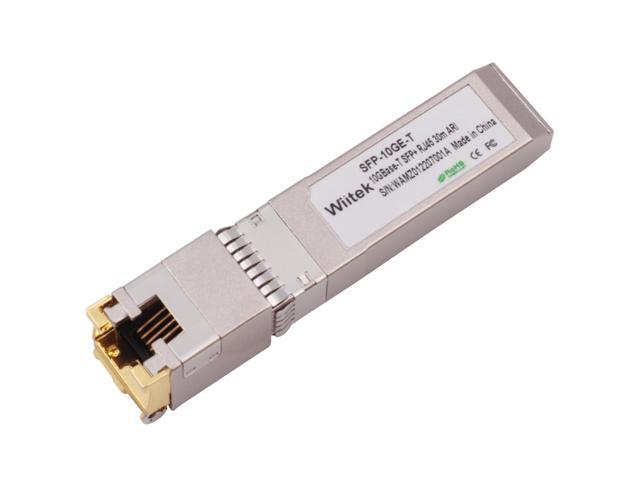 Wiitek SFP+ to RJ45 Copper Modules, 10GBase-T Transceiver Compatible ...