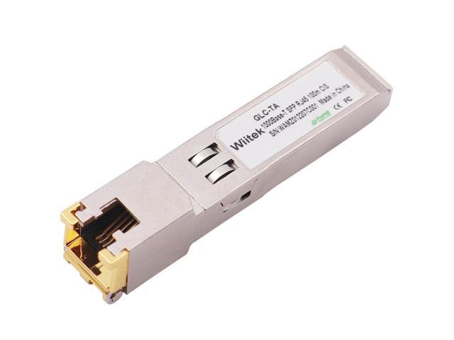 1.25G SFP-T, 10/100/1000BASE-T Gigabit Copper SFP, Wiitek SFP to RJ45 ...