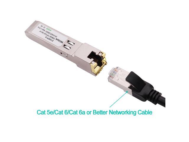 1.25G SFP-T, 10/100/1000BASE-T Gigabit Copper SFP, Wiitek SFP to RJ45 ...