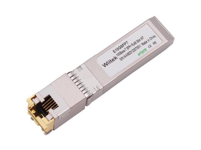 Wiitek SFP+ to RJ45 Copper Modules, 10GBase-T Transceiver Compatible ...