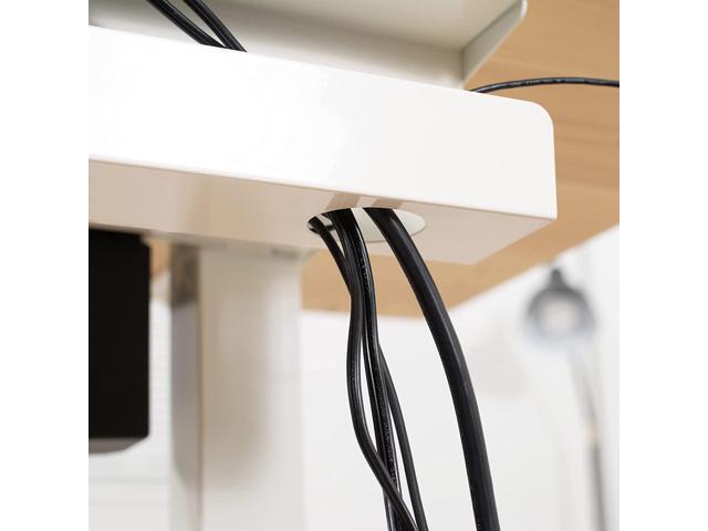 Under Desk 17 inch Cable Management Tray, Power Strip Holder, Cord ...