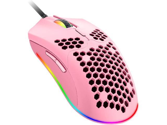 Zhhcyyds M1 Wired Lightweight Gaming Mouse,6 RGB Backlit Mouse with 7 ...
