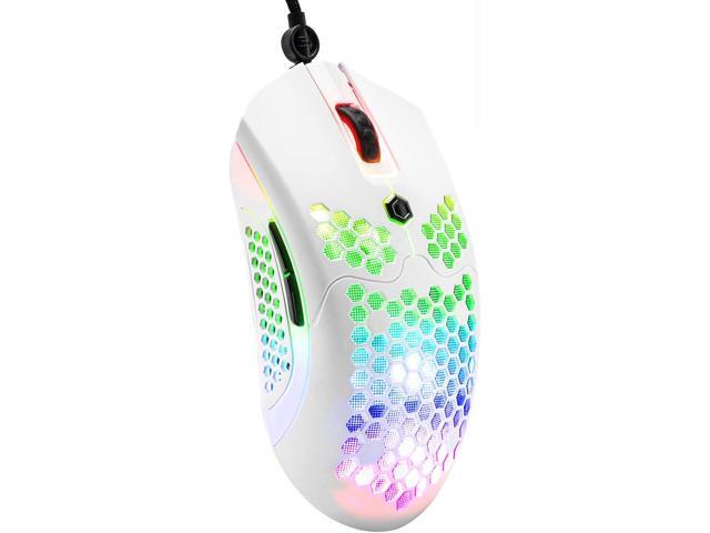 Zhhcyyds M5 RGB Lightweight Wired Gaming Mouse with 12000 DPI 6 ...