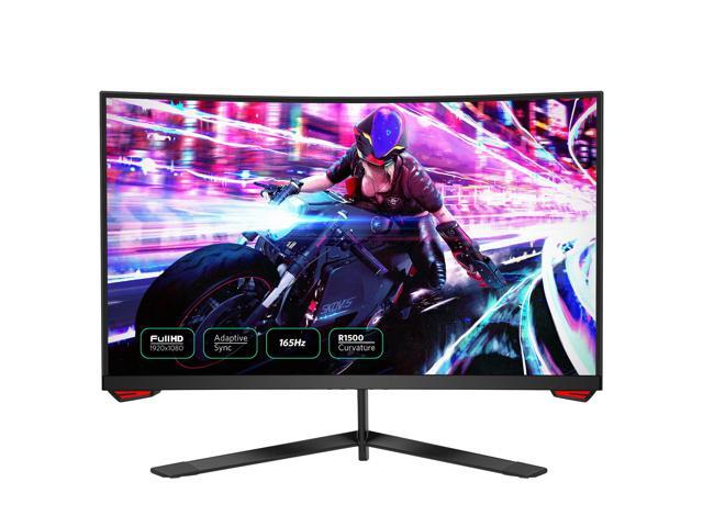 Fiodio 24H3G 24'' 165Hz Curved Gaming Monitor, Full HD 1080P, Adaptive ...