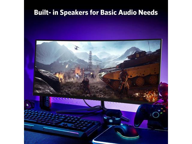Fiodio 30in 21:9 Ultrawide Curved Gaming Monitor, 100Hz, 2560 * 1080P ...