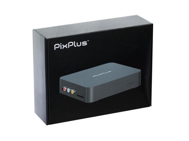 PixPlus Digital TV Converter Box Bundle w/DVR & 64GB Built-In Memory ...