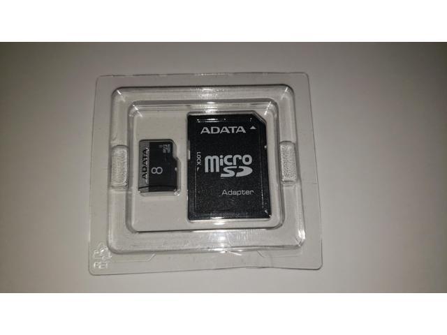 ADATA 8GB Micro SD HC Card Memory card class 4 with adapter Lot of 60 ...