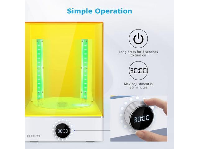 ELEGOO Mercury X Bundle Wash and Cure Station Simultaneous Working Add ...