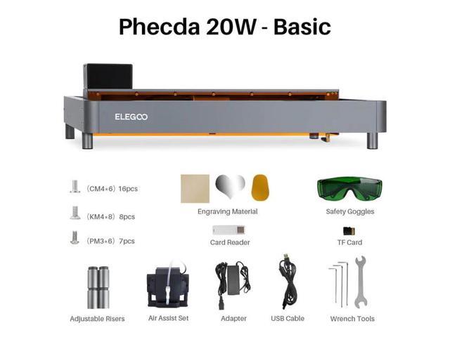 ELEGOO Phecda Laser Engraver & Cutter 20W Basic - Newegg.com