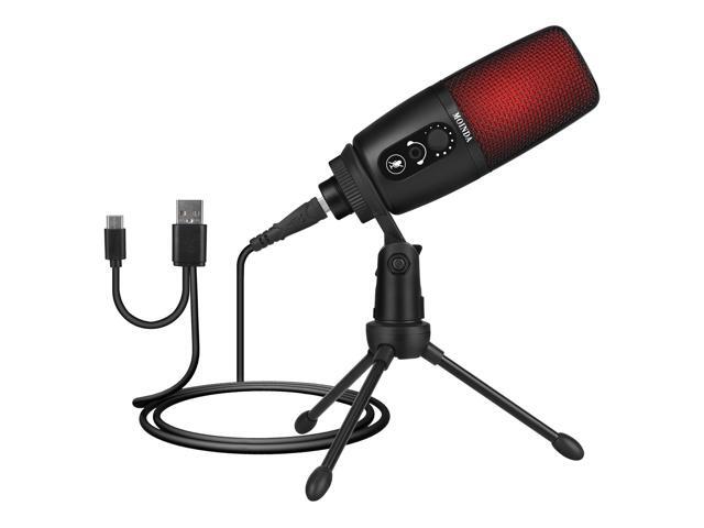 Gaming Microphone, MOINDA USB Podcast Microphone Set for Computer ...