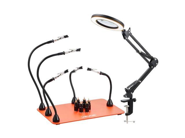 Magnetic Helping Hands Soldering Station, 2-In-1 Third Hand Soldering ...