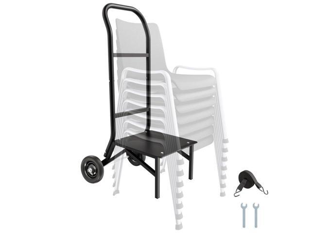 Folding Chair Rack, 150 LBS Capacity, Heavy-duty Chair Cart for ...