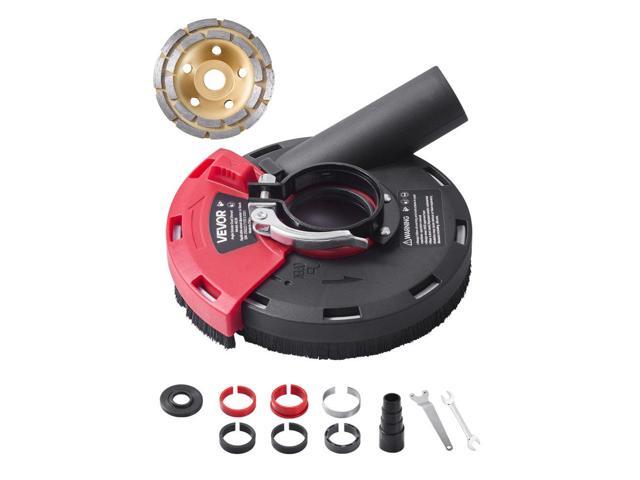 VEVOR Angle Grinder Dust Shroud 4-5 in 6 Clamping Washers & 5 in ...