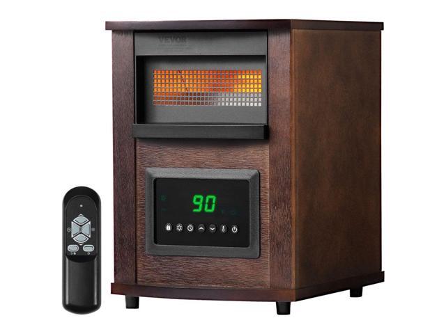 1500W Infrared Heater Electric Space Heater LED Screen Timer Adjustable ...