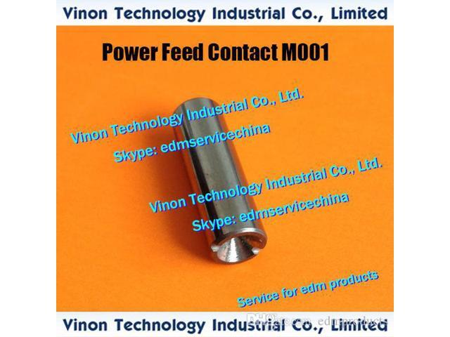 (2pcs) X054D125H03 edm Power Feed Contact M001 Ø7x0.7x22mm for Mit ...