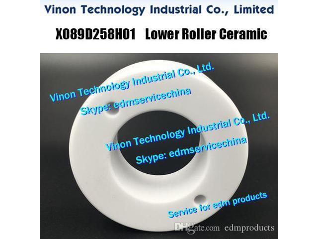 X089D258H01 edm MV Lower Roller Ceramic Ø46xØ25x16t for Mitsubishi DWC ...