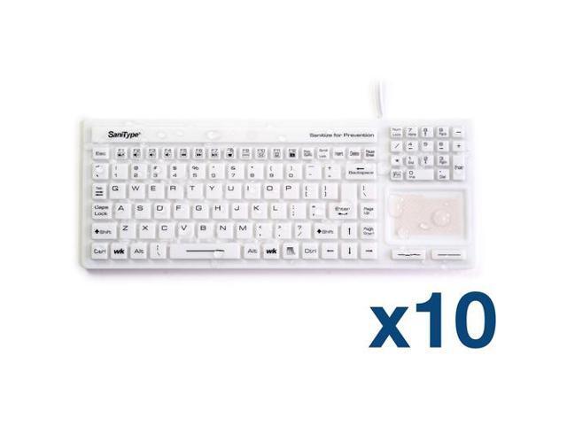 Case of (10) KBSTRC106T-W - SaniType "Touchpad Plus" Hygienic Medical ...