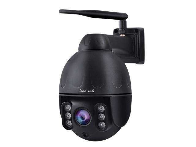 JideTech 5 x Optical Zoom 5MP Outdoor WiFi Surveillance Camera, PTZ ...