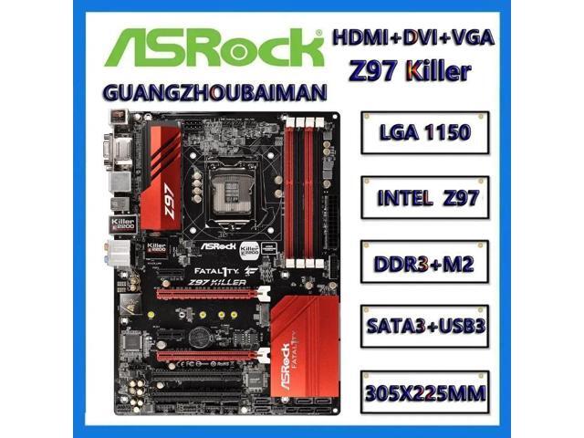 Refurbished: Motherboard ASRoc-k Z97 KILLER DDR3 ATX - Newegg.com