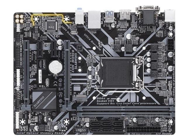 Refurbished: GIGABYTE B360M HD3 LGA 1151 Intel B360 DDR4 32GB Micro ATX ...