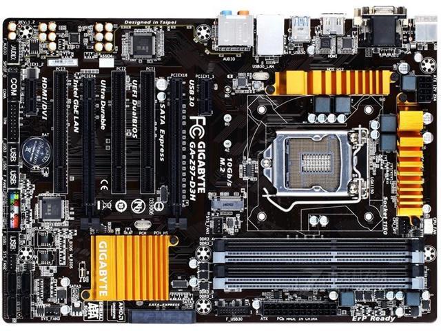 Refurbished: GIGABYTE Z97-D3H(rev.1.1) LGA 1150 Intel Z97 DDR3 32GB ATX ...