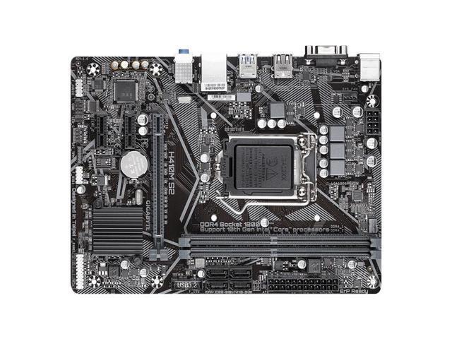 Refurbished: GIGABYTE H410M S2 LGA 1200 Intel H410 DDR4 64GB Micro ATX ...
