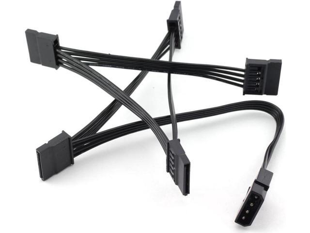 1pcs IDE to SATA Power Cable IDE Large 4 Pin to PC Server Hard Drive 15 ...