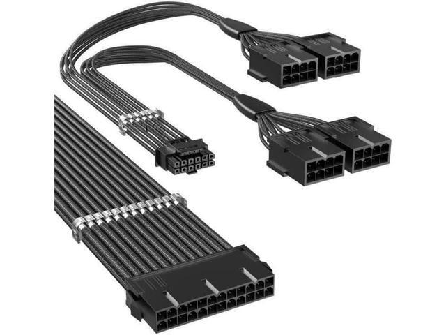 PCIE 5.0 Extension Cable, RTX 4090 Power Cable 16Pin(12+4) Male to ...