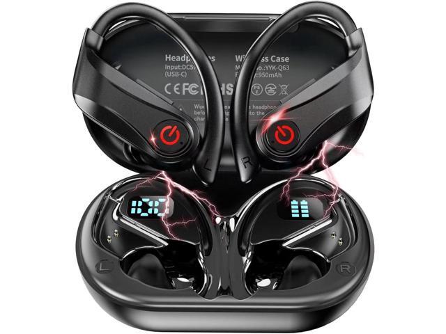 True Wireless Earbuds, Bluetooth Headphones Sports Over-Ear Bluetooth 5 ...