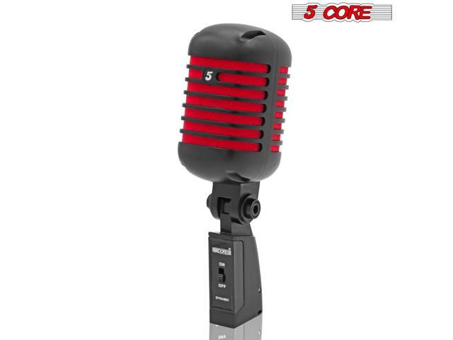 5 Core Inc. Professional Vintage Microphone for Singing Dynamic Super ...