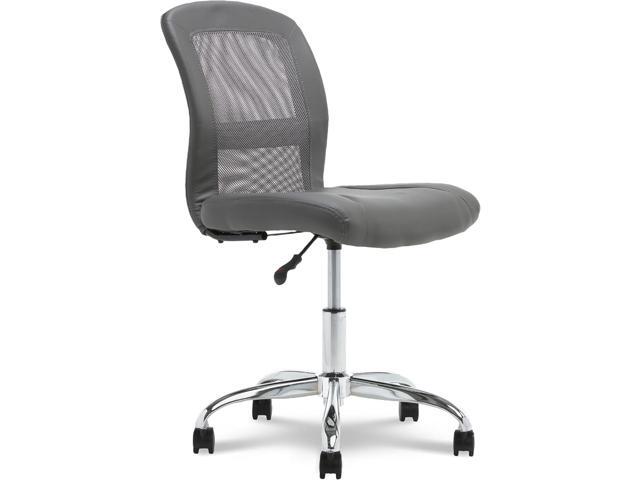 Serta Essential Armless Desk Chair Small TaskChair with Wheels ...