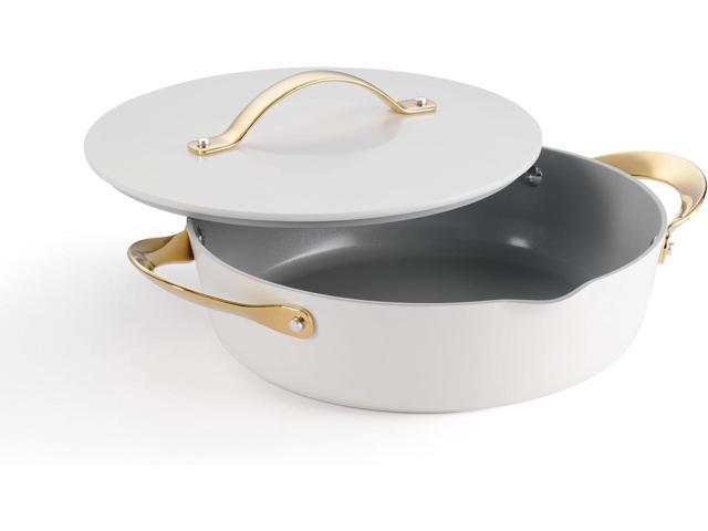 Tramontina Fiora 4.25-Quart Multipurpose Ceramic Non Stick Cooking Pan ...