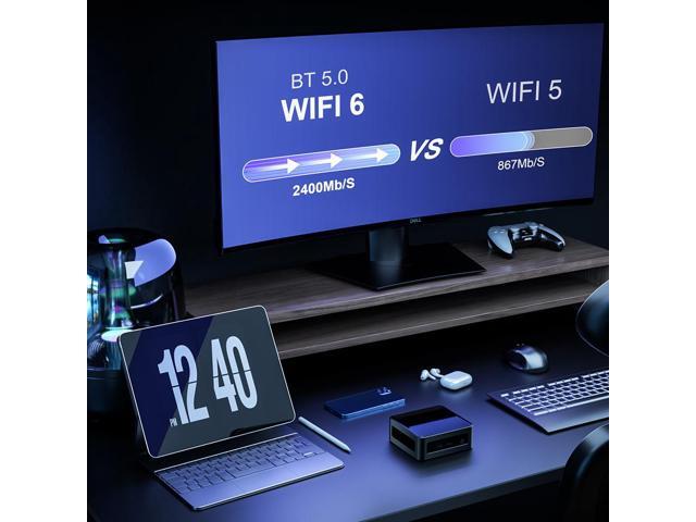 Chatreey AN2P Mini PC Ryzen 5 5625U Gaming Desktop Computer 16G DDR4 ...