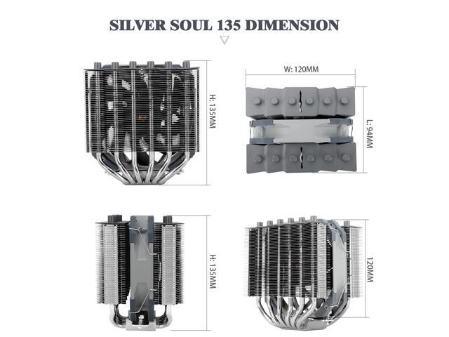 Thermalright Silver Soul 135 High-Performance CPU Cooler,Mini Dual ...