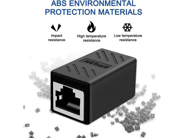 AUBEAMTO (5Pack, Black) RJ45 Coupler Female to Female Ethernet Coupler ...