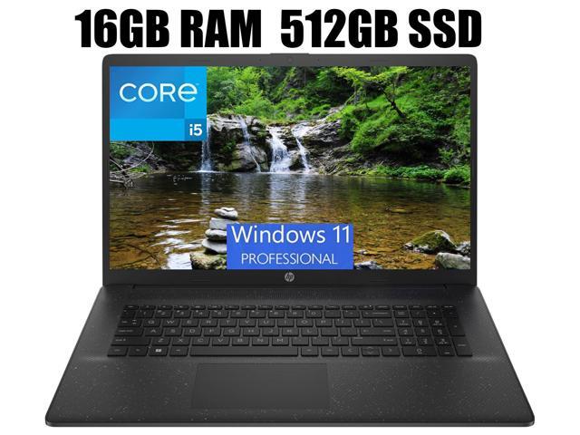 HP 17 Laptop, 17.3" HD+ (1600 x 900) Display, Intel Core i5-1235U 10 ...