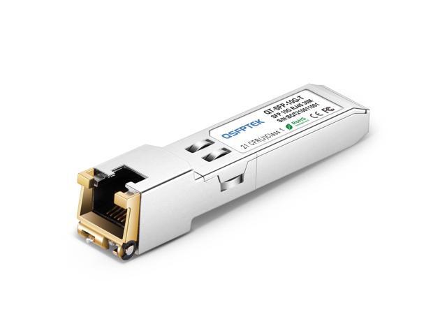 QSFPTEK 10G SFP+ RJ45 Copper Module, 10G Copper to RJ-45 SFP+ ...