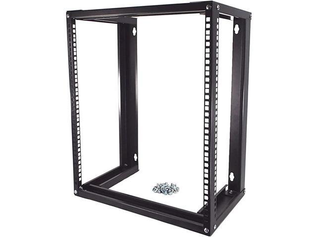 CNAweb 19 Inch Open Frame 12U Wall Mount Network Rack Cabinet, 18 ...