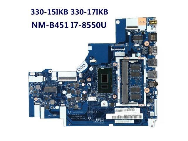 For 330-15IKB 330-17IKB Laptop Motherboard 5B20R19897 NM-B451 I7-8550U ...