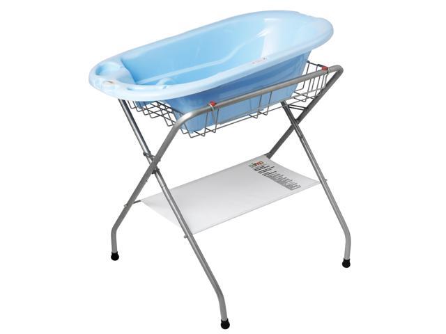 EuroBath and Folding Bath Stand Combo (White) - Newegg.com