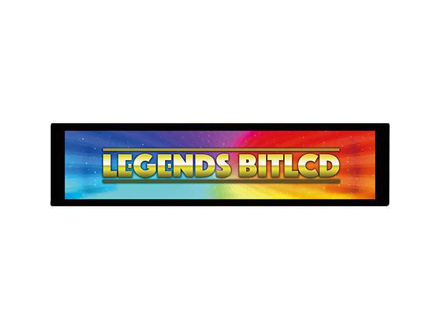 Legends BitLCD Marquee ,USB Plug And Play, 8-Bit, Arcade Games, Classic ...