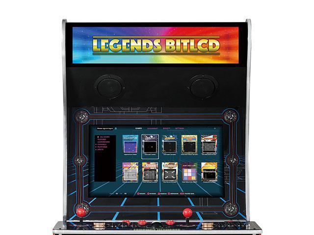 Legends BitLCD Marquee ,USB Plug And Play, 8-Bit, Arcade Games, Classic ...