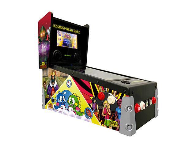 Legends Pinball Micro, Arcade Machine Console, Classic Retro Video Games, 50 Built in Licensed ...