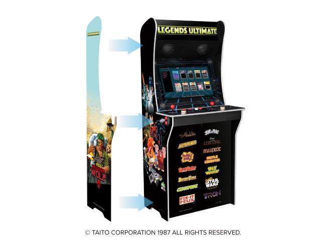 Legends Ultimate Home Arcade Machine Operation Wolf Theme Side Panels ...