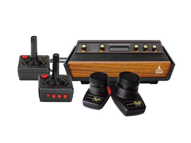 Atari Flashback 12 Gold, Retro Game Console, Built-in 130 Classic Games, Two Joystick and Paddle ...