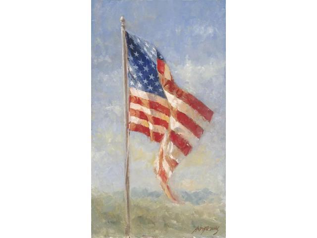 My Flag by Andy Thomas - Canvas Giclee Edition S/N 400 17x30 - Large ...